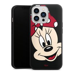 DeinDesign iPhone 13 Pro Handy Premium Silikon H&uuml;lle Handyh&uuml;lle schwarz Case Disney Minnie Mouse Official Licensed Product Silikon Premium Case
