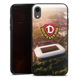DeinDesign iPhone Xr Handy Silikon H&uuml;lle Case schwarz Handyh&uuml;lle Sgd Sg Dynamo Dresden Stadium