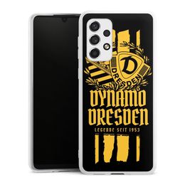 DeinDesign Galaxy A33 5G Handy Silikon H&uuml;lle Case transparent Handyh&uuml;lle Sgd Statement Sg Dynamo Dresden Silikon Case
