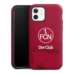 DeinDesign iPhone 12 mini Handy Panzer Handyh&uuml;lle robuste Outdoor H&uuml;lle Schutzh&uuml;lle gl&auml;nzend Bundesliga 1. Fc N&uuml;rnberg Official Licensed Product Tough Case
