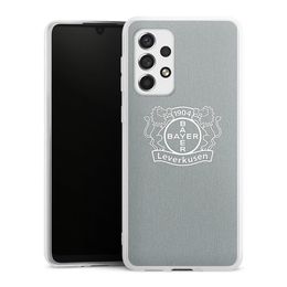 DeinDesign Galaxy A33 5G Handy Silikon H&uuml;lle Case transparent Handyh&uuml;lle Bayer 04 Leverkusen Coat Of Arms Official Licensed Product Silikon Case