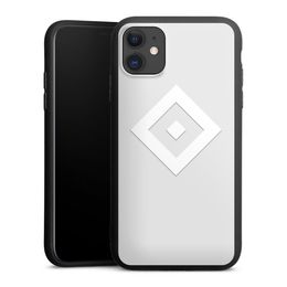DeinDesign iPhone 11 Handy Premium Silikon H&uuml;lle Handyh&uuml;lle schwarz Case Hsv Coat Of Arms Hamburger Sv Silikon Premium Case