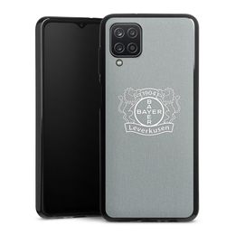 DeinDesign Galaxy A12 Handy Silikon H&uuml;lle Case schwarz Handyh&uuml;lle Bayer 04 Leverkusen Coat Of Arms Official Licensed Product