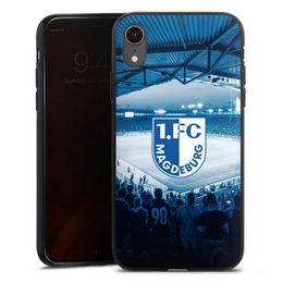 DeinDesign iPhone Xr Handy Silikon H&uuml;lle Case schwarz Handyh&uuml;lle Stadium 1. Fcm 1. Fc Magdeburg
