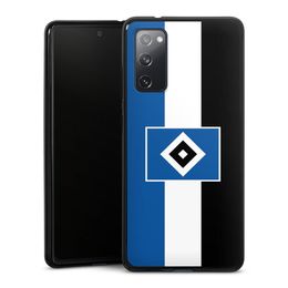 DeinDesign Galaxy S20 FE Handy Silikon H&uuml;lle Case schwarz Handyh&uuml;lle Stripes Hsv Hamburger Sv