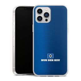 DeinDesign iPhone 13 Pro Max Handy Silikon H&uuml;lle Case transparent Handyh&uuml;lle Hsv Logo Official Licensed Product Silikon Case