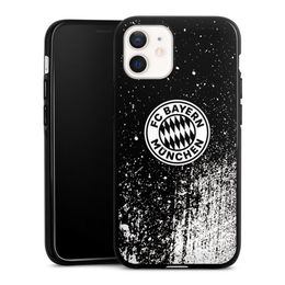 DeinDesign iPhone 12 mini Handy Silikon H&uuml;lle Case schwarz Handyh&uuml;lle Official Licensed Product Fcb Fc Bayern M&uuml;nchen