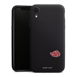 DeinDesign iPhone Xr Handy Premium Silikon H&uuml;lle Handyh&uuml;lle schwarz Case Naruto Shippuden Akatsuki Official Licensed Product Silikon Premium Case
