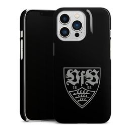DeinDesign iPhone 13 Pro Handy Premium Case Smartphone Handyh&uuml;lle Schutzh&uuml;lle gl&auml;nzend Official Licensed Product Vfb Stuttgart Logo Premium Case
