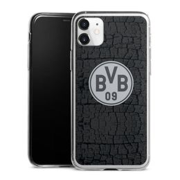 DeinDesign iPhone 11 Handy Slim Case Silikon Handyh&uuml;lle transparent H&uuml;lle extra d&uuml;nn Jersey Borussia Dortmund Bvb Silikon Slim Case