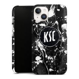 DeinDesign iPhone 14 Handy Premium Case Smartphone Handyh&uuml;lle Schutzh&uuml;lle matt Karlsruher Sc Ksc Official Licensed Product Premium Case