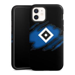 DeinDesign iPhone 12 mini Handy Panzer Handyh&uuml;lle robuste Outdoor H&uuml;lle Schutzh&uuml;lle gl&auml;nzend Official Licensed Product Hsv Hamburger Sv Tough Case