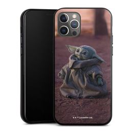DeinDesign iPhone 12 Pro Handy Silikon H&uuml;lle Case schwarz Handyh&uuml;lle The Child Star Wars Baby Yoda