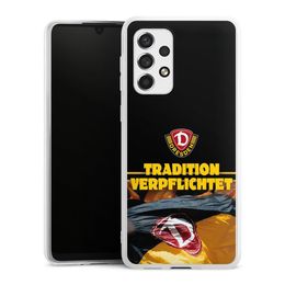 DeinDesign Galaxy A33 5G Handy Silikon H&uuml;lle Case transparent Handyh&uuml;lle Sg Dynamo Dresden Merchandise Sgd Silikon Case