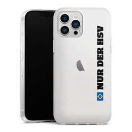 DeinDesign iPhone 13 Pro Max Handy Silikon H&uuml;lle Case transparent Handyh&uuml;lle Hsv Transparent Hamburger Sv Silikon Case