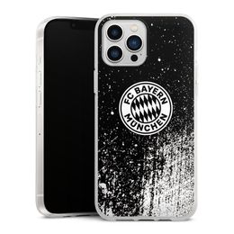 DeinDesign iPhone 13 Pro Max Handy Silikon H&uuml;lle Case transparent Handyh&uuml;lle Official Licensed Product Fcb Fc Bayern M&uuml;nchen Silikon Case