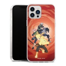 DeinDesign iPhone 13 Pro Max Handy Silikon H&uuml;lle Case transparent Handyh&uuml;lle Naruto Shippuden Sasuke Sakura Silikon Case