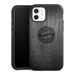 DeinDesign iPhone 12 mini Handy Panzer Handyh&uuml;lle robuste Outdoor H&uuml;lle Schutzh&uuml;lle gl&auml;nzend Fcb Metallic Look Fc Bayern M&uuml;nchen Tough Case