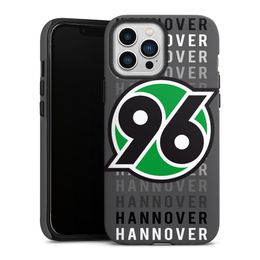 DeinDesign iPhone 13 Pro Max Handy Panzer Handyh&uuml;lle robuste Outdoor H&uuml;lle Schutzh&uuml;lle matt H96 Hannover 96 Official Licensed Product Tough Case
