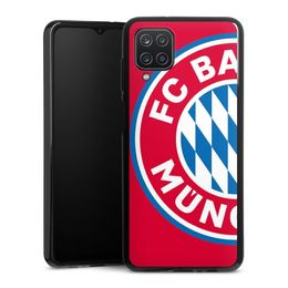 DeinDesign Galaxy A12 Handy Silikon H&uuml;lle Case schwarz Handyh&uuml;lle Fc Bayern M&uuml;nchen Fcb Official Licensed Product