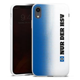 DeinDesign iPhone Xr Handy Silikon H&uuml;lle Case wei&szlig; Handyh&uuml;lle Logo Hsv Transparent Silikon Case