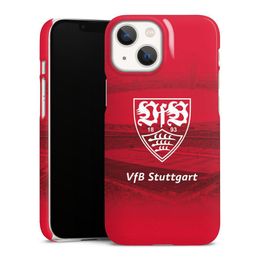 DeinDesign iPhone 13 Mini Handy Premium Case Smartphone Handyh&uuml;lle Schutzh&uuml;lle gl&auml;nzend Stadium Official Licensed Product Vfb Stuttgart Premium Case