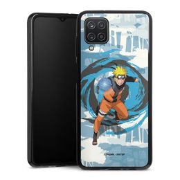 DeinDesign Galaxy A12 Handy Silikon H&uuml;lle Case schwarz Handyh&uuml;lle Manga Official Licensed Product Naruto Shippuden