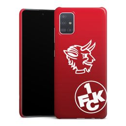 DeinDesign Galaxy A51 Handy Premium Case Smartphone Handyh&uuml;lle Schutzh&uuml;lle gl&auml;nzend Devil Official Licensed Product 1. Fc Kaiserslautern Premium Case