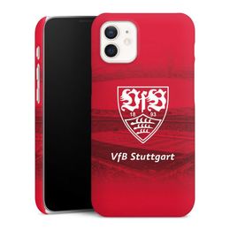 DeinDesign iPhone 12 mini Handy Premium Case Smartphone Handyh&uuml;lle Schutzh&uuml;lle matt Stadium Vfb Stuttgart Official Licensed Product Premium Case