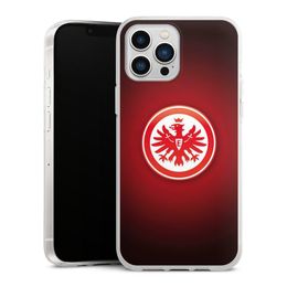 DeinDesign iPhone 13 Pro Max Handy Silikon H&uuml;lle Case transparent Handyh&uuml;lle Official Licensed Product Coat Of Arms Eintracht Frankfurt Silikon Case