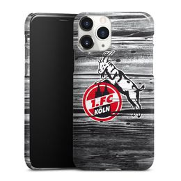 DeinDesign iPhone 11 Pro Handy Premium Case Smartphone Handyh&uuml;lle Schutzh&uuml;lle gl&auml;nzend 1. Fc K&ouml;ln Official Licensed Product Wooden Look Premium Case
