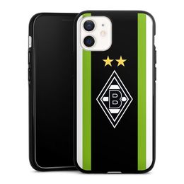 DeinDesign iPhone 12 mini Handy Silikon H&uuml;lle Case schwarz Handyh&uuml;lle Logo Gladbach Borussia M&ouml;nchengladbach