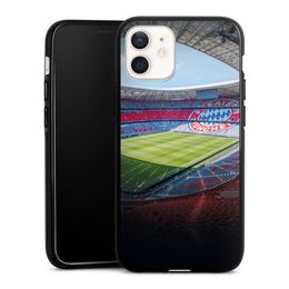 DeinDesign iPhone 12 mini Handy Silikon H&uuml;lle Case schwarz Handyh&uuml;lle Fcb Stadium Fc Bayern M&uuml;nchen