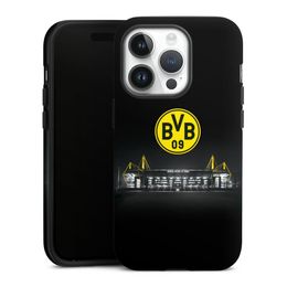 DeinDesign iPhone 14 Pro Handy Panzer Handyh&uuml;lle robuste Outdoor H&uuml;lle Schutzh&uuml;lle matt Borussia Dortmund Stadium Bvb Tough Case