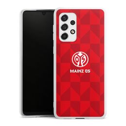 DeinDesign Galaxy A33 5G Handy Silikon H&uuml;lle Case transparent Handyh&uuml;lle Official Licensed Product Merchandise Mainz 05 Silikon Case