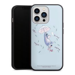 DeinDesign iPhone 13 Pro Handy Premium Silikon H&uuml;lle Handyh&uuml;lle schwarz Case Official Licensed Product Winnie The Pooh Eeyore Disney Silikon Premium Case