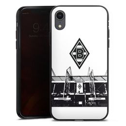 DeinDesign iPhone Xr Handy Silikon H&uuml;lle Case schwarz Handyh&uuml;lle Stadium Die Fohlen Borussia M&ouml;nchengladbach