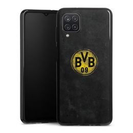 DeinDesign Galaxy A12 Handy Silikon H&uuml;lle Case schwarz Handyh&uuml;lle Borussia Dortmund Bvb Merchandise