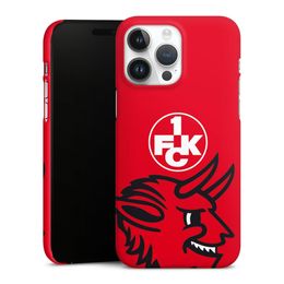 DeinDesign iPhone 14 Pro Max Handy Premium Case Smartphone Handyh&uuml;lle Schutzh&uuml;lle matt Devil 1. Fc Kaiserslautern 1. Fck Premium Case