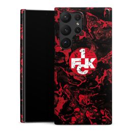 DeinDesign Galaxy S23 Ultra Handy Premium Case Smartphone Handyh&uuml;lle Schutzh&uuml;lle gl&auml;nzend 1. Fc Kaiserslautern 1. Fck Logo Premium Case