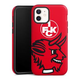 DeinDesign iPhone 12 mini Handy Panzer Handyh&uuml;lle robuste Outdoor H&uuml;lle Schutzh&uuml;lle gl&auml;nzend 1. Fck Devil 1. Fc Kaiserslautern Tough Case