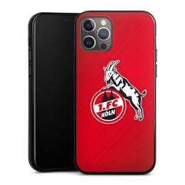DeinDesign iPhone 12 Pro Handy Silikon H&uuml;lle Case schwarz Handyh&uuml;lle 1. Fc K&ouml;ln Effzeh Official Licensed Product