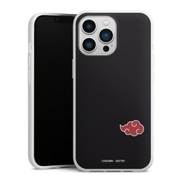 DeinDesign iPhone 13 Pro Handy Silikon H&uuml;lle Case wei&szlig; Handyh&uuml;lle Naruto Shippuden Akatsuki Official Licensed Product Silikon Case