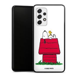 DeinDesign Galaxy A53 5G Handy Silikon H&uuml;lle Case schwarz Handyh&uuml;lle Snoopy Official Licensed Product Peanuts