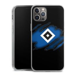 DeinDesign iPhone 12 Pro Max Handy Silikon H&uuml;lle Case transparent Handyh&uuml;lle Official Licensed Product Hsv Hamburger Sv Silikon Case