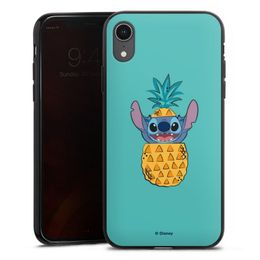 DeinDesign iPhone Xr Handy Silikon H&uuml;lle Case schwarz Handyh&uuml;lle Disney Lilo & Stitch Pineapple