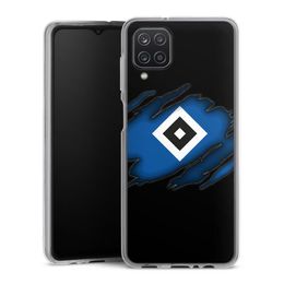 DeinDesign Galaxy A12 Handy Silikon H&uuml;lle Case transparent Handyh&uuml;lle Official Licensed Product Hsv Hamburger Sv Silikon Case