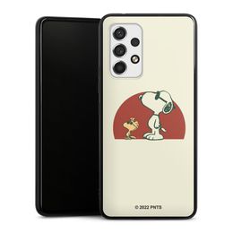 DeinDesign Galaxy A53 5G Handy Silikon H&uuml;lle Case schwarz Handyh&uuml;lle Kindheit Snoopy Official Licensed Product