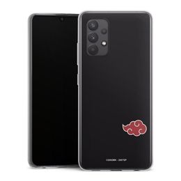 DeinDesign Galaxy A32 4G Handy Silikon H&uuml;lle Case transparent Handyh&uuml;lle Naruto Shippuden Akatsuki Official Licensed Product Silikon Case