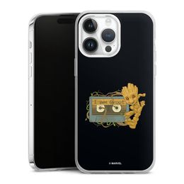 DeinDesign iPhone 14 Pro Max Handy Silikon H&uuml;lle Case transparent Handyh&uuml;lle Guardians Of The Galaxy Groot Marvel Silikon Case